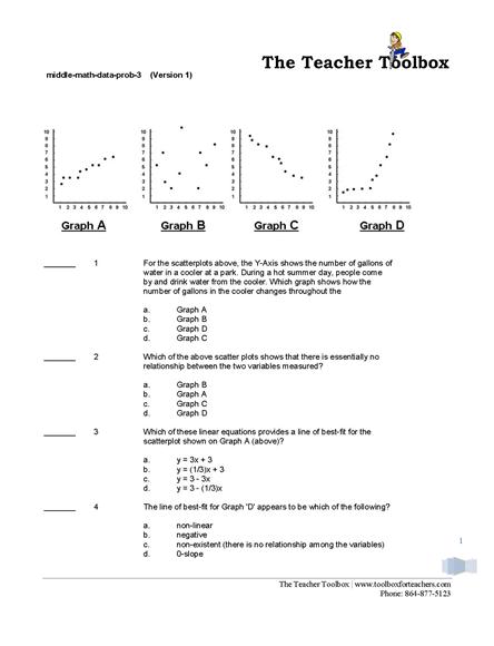 Homecourt Publishers | Free Activity Data and Probabilities 3 - MS